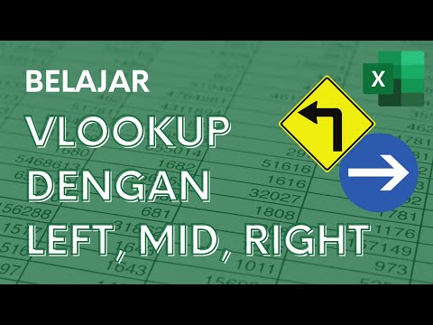 Belajar Kombinasi Rumus VLOOKUP dengan Left, Mid, dan Right | Tutorial Excel Pemula - ignasiusryan