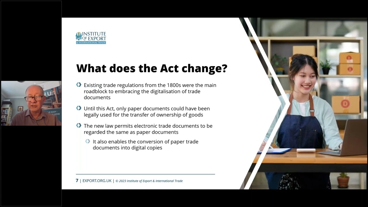 The Electronic Trade Documents Act – what it means for your business