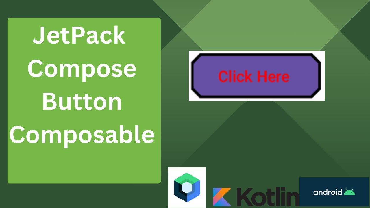 Button composable in JetPack Compose  | Kotlin | Android Studio Tutorial - Quick + Easy