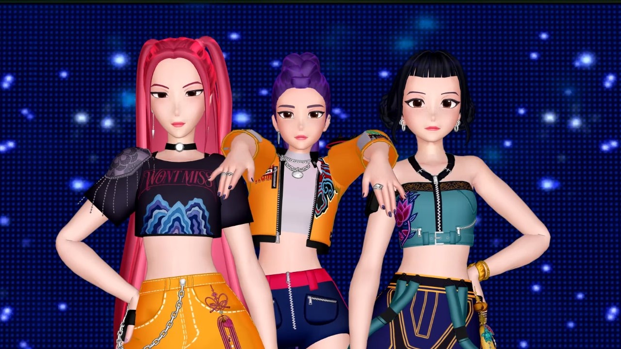 HUNTR/X 'How It's Done' Performance Video - Rumi, Zoey, Mira Kpop Demon Hunters Huntrix dance [MMD]
