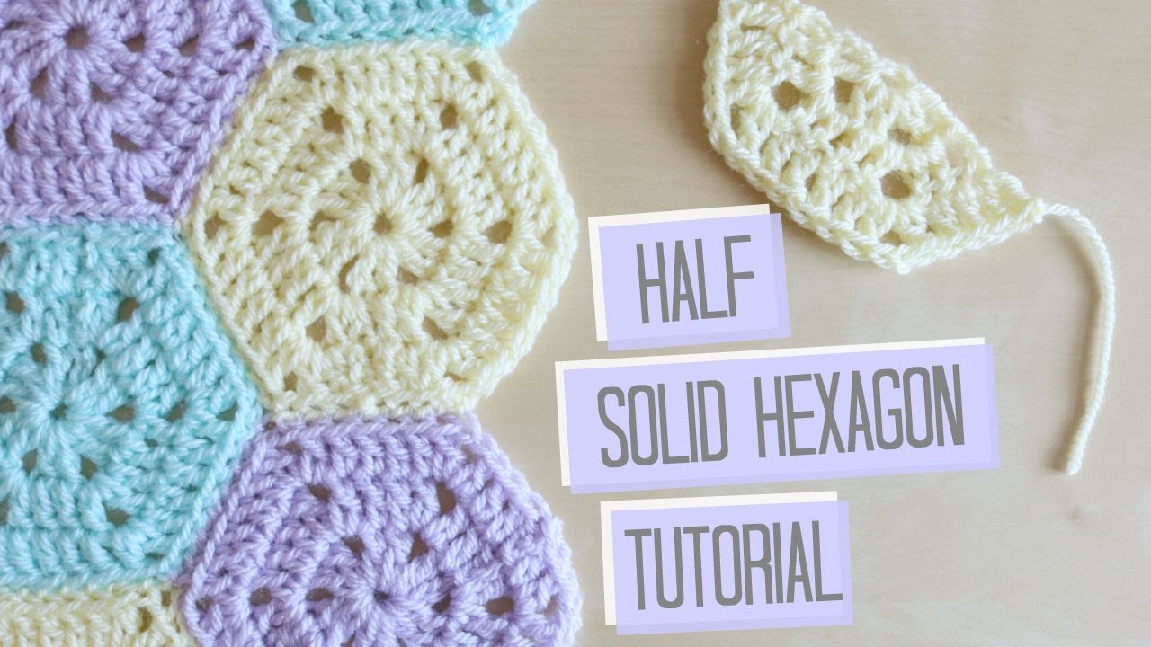 CROCHET: Half solid hexagon | Bella Coco