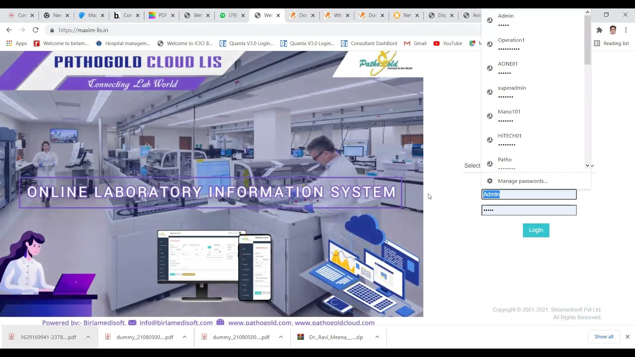 PathoGoldCloud.Com, the latest fully cloud based PathoGold SW for Laboratories & Diagnostics centres
