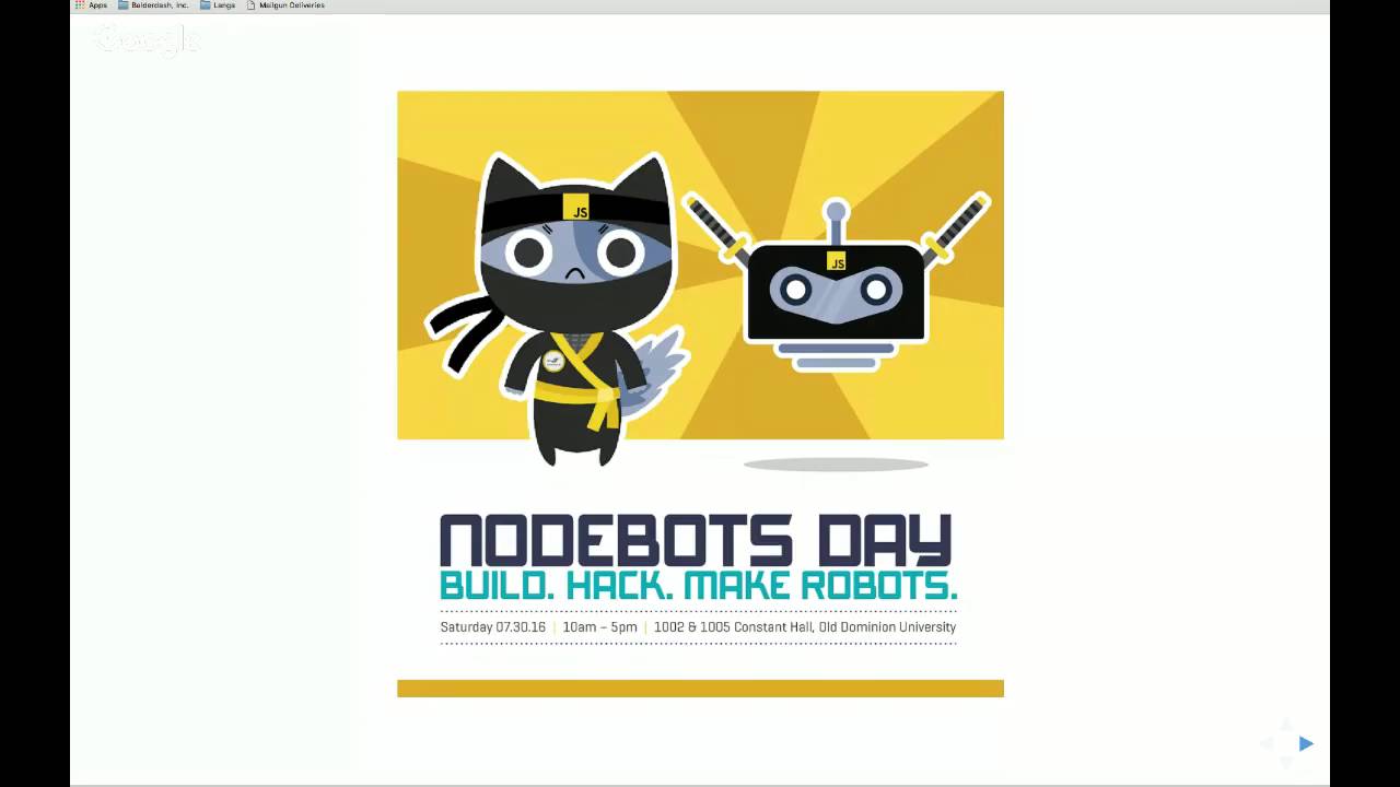 Nodebots Day 2016!!!