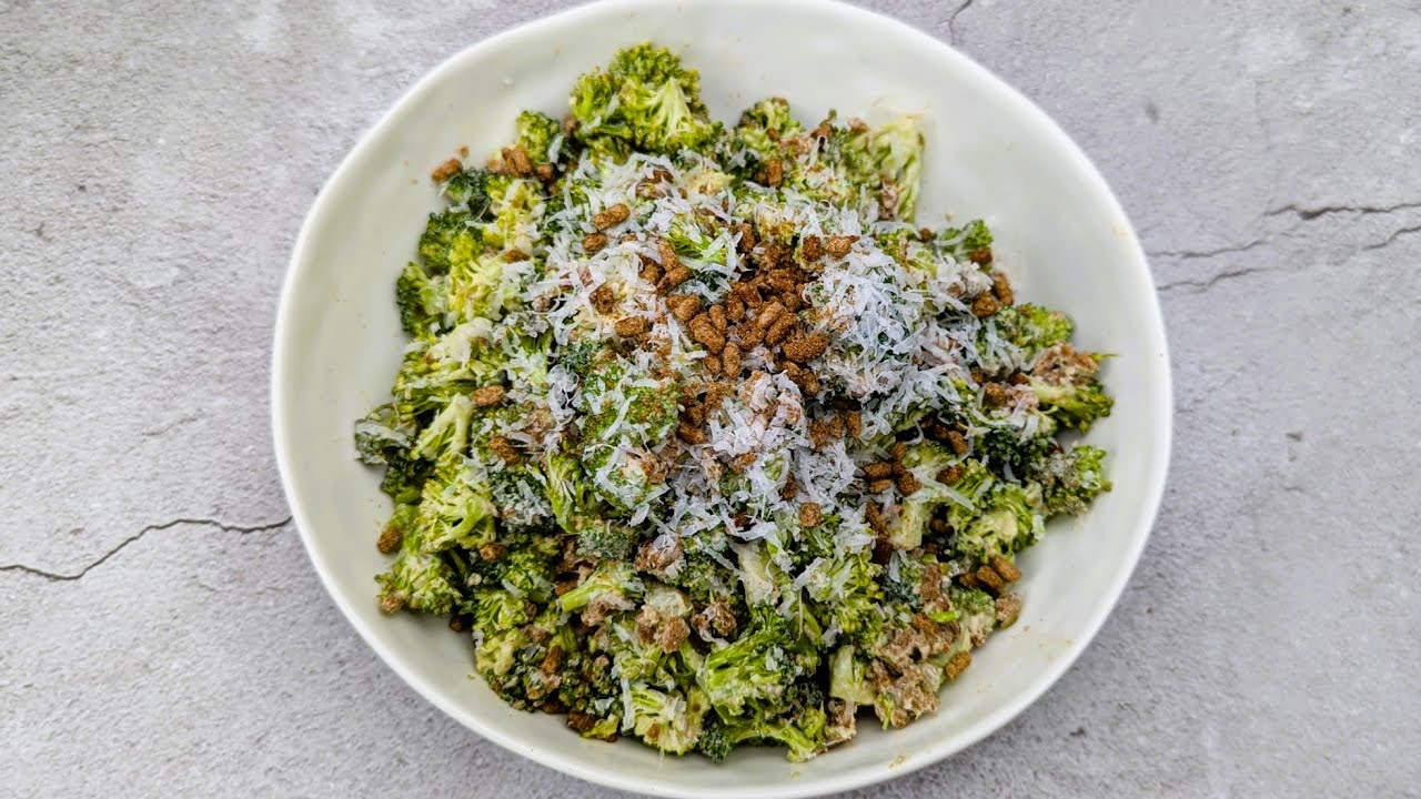 Broccoli Caesar Salad Recipe | 15 Minutes | Vegetarian and Vegan Friendly | Healthy and Delicious