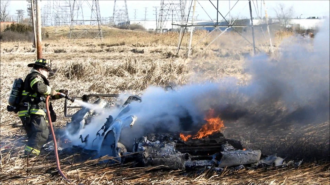 ComEd truck fire in Addison IL December 2018