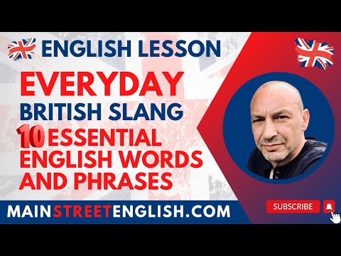 English Lesson: British Slang 🇬🇧 Everyday Essential English Words & Phrases With Sentence Examples 📚