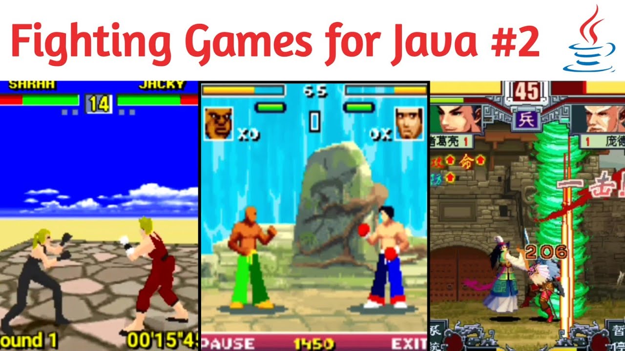 Top 10 Java Fighting Games for Android Part #2 || J2ME Loader
