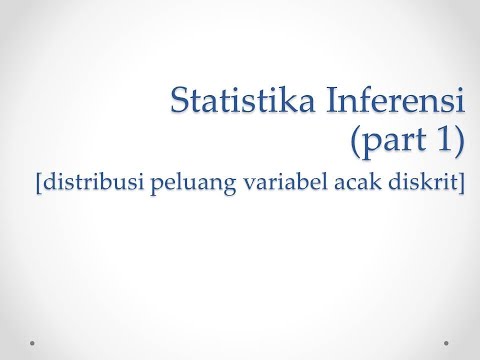 Statistik Inferensi Part 1~ 12 SMA ~ Matematika Peminatan