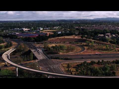 Aerial Video: Folsom Ranch Prairie City Rd Exit