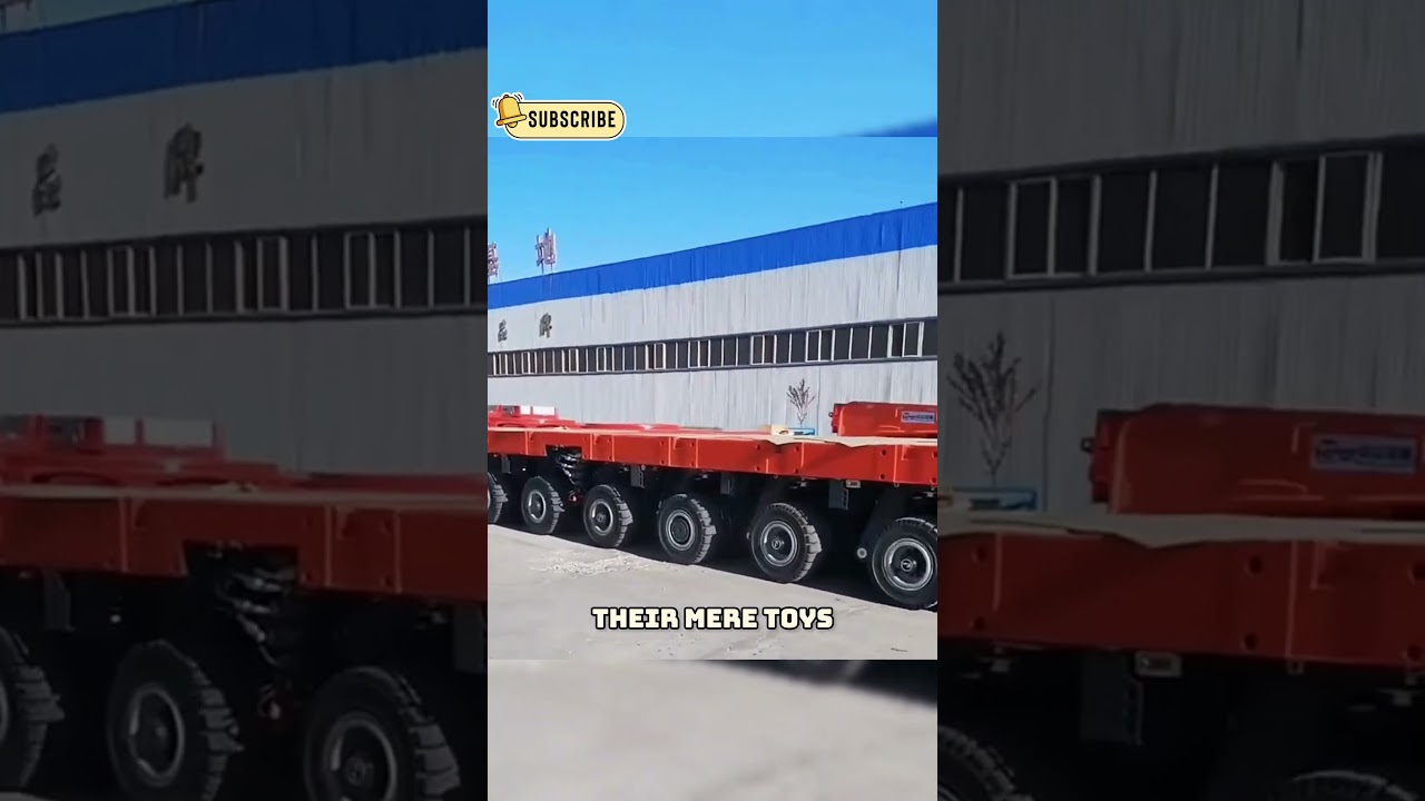THE MIND-BLOWING POWER OF CHINA'S SPMT VEHICLE #china #english #infrastructure #usa #construction