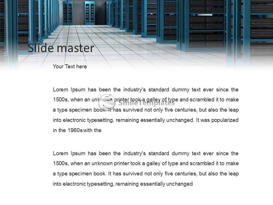 Unique hosting and server room