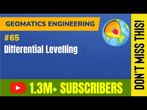 Differential Levelling - Levelling and Contouring - GATE Geomatics ...