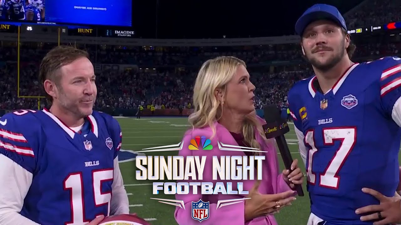 Josh Allen to Buffalo Bills fans who left game early: 'Have some faith next time' | SNF | NFL on NBC