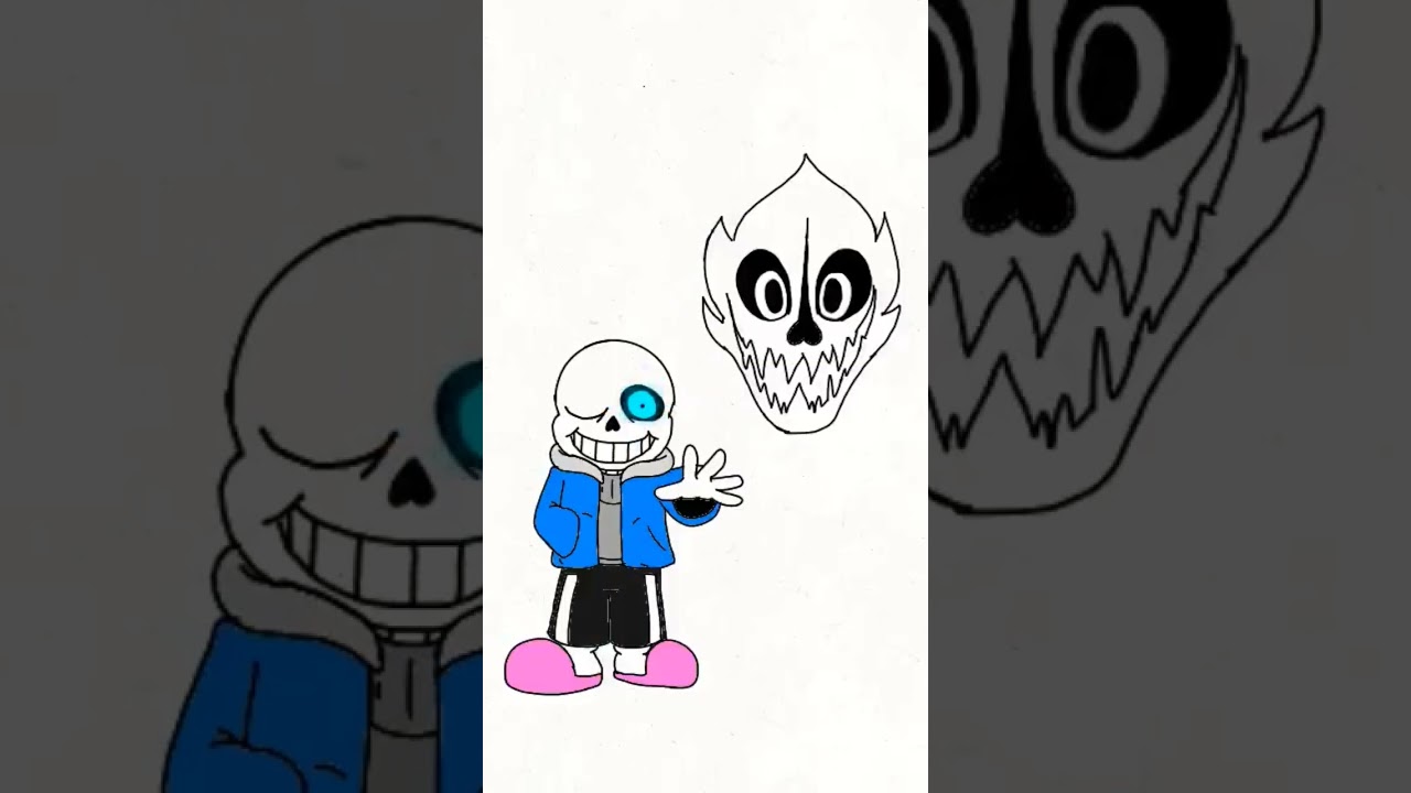 Sans summoning a Gaster Blaster (OLD)