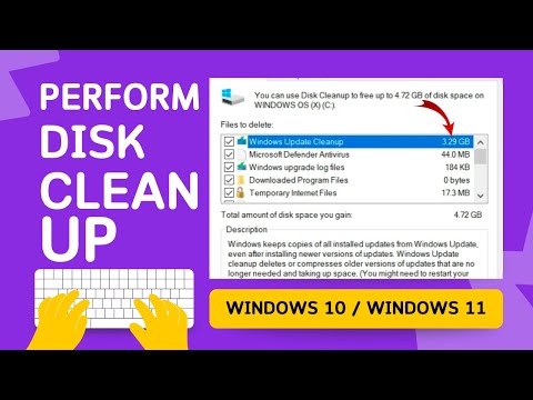 Perform a Windows Disk Cleanup | Windows 10 | Windows 11 | Free up Disk Space
