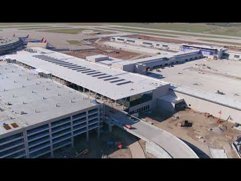 Kansas City International Airport Drone Video October 2021