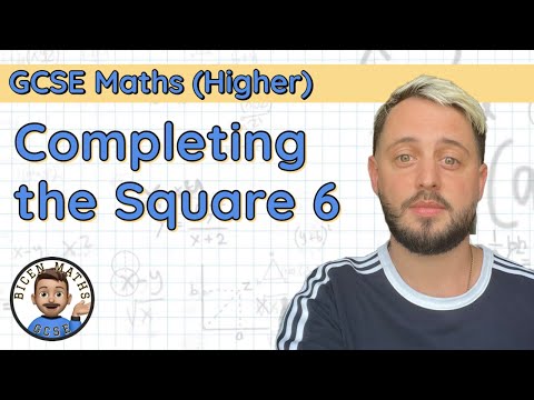 Completing the Square 6 • Application: Turning Points/Max & Min Values • GCSE Maths (Higher) 🧩