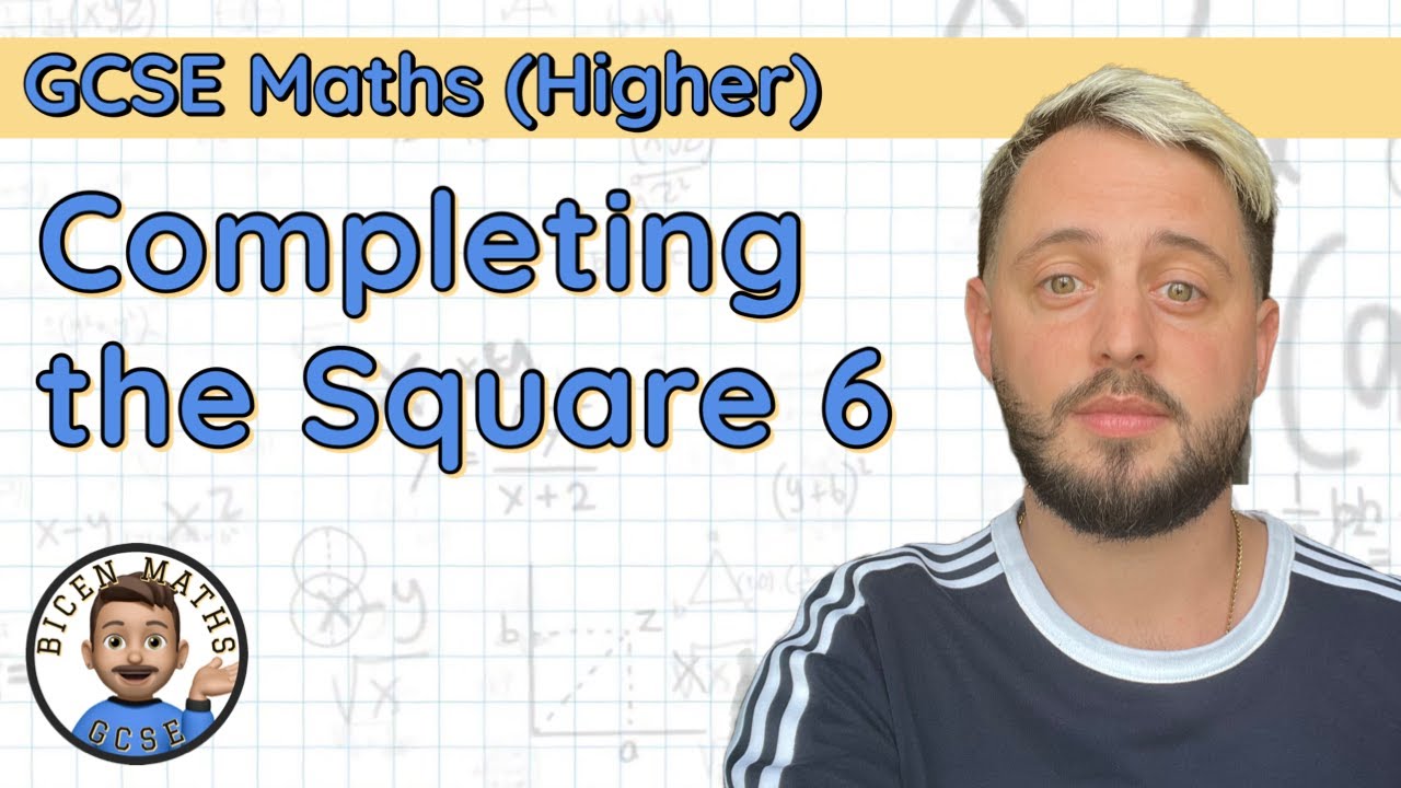 Completing the Square 6 • Application: Turning Points/Max & Min Values • GCSE Maths (Higher) 🧩
