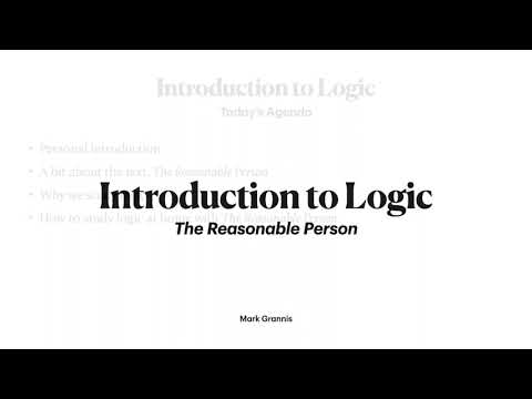 Lecture 1.0 for Home Students – Logic Lectures