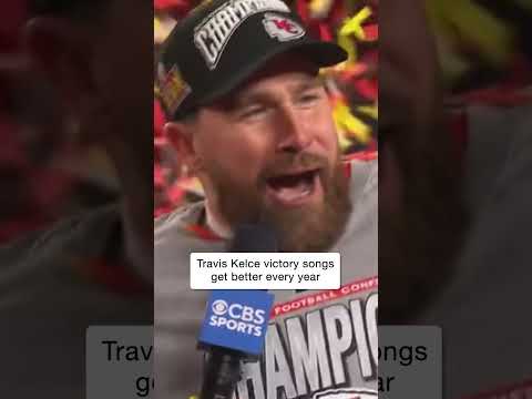 NEW TRAVIS KELCE KELCE VICTORY SONG JUST DROPPED #shorts #chiefskingdom #chiefs