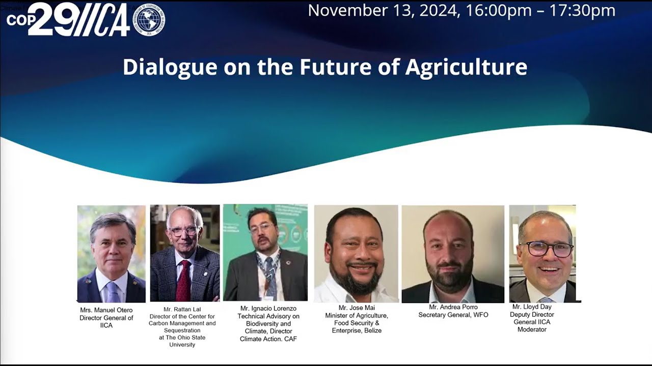 COP29- 5 Dialogue for climate action: The future of agriculture - Nov 13