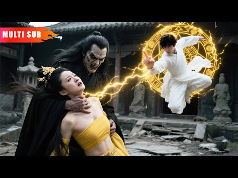 【Multi Sub】魔神強迫女皇臣服於他的胯下,危急時刻,功夫小子從天而降一招擊敗了他!#短劇 #爽剧 #打臉