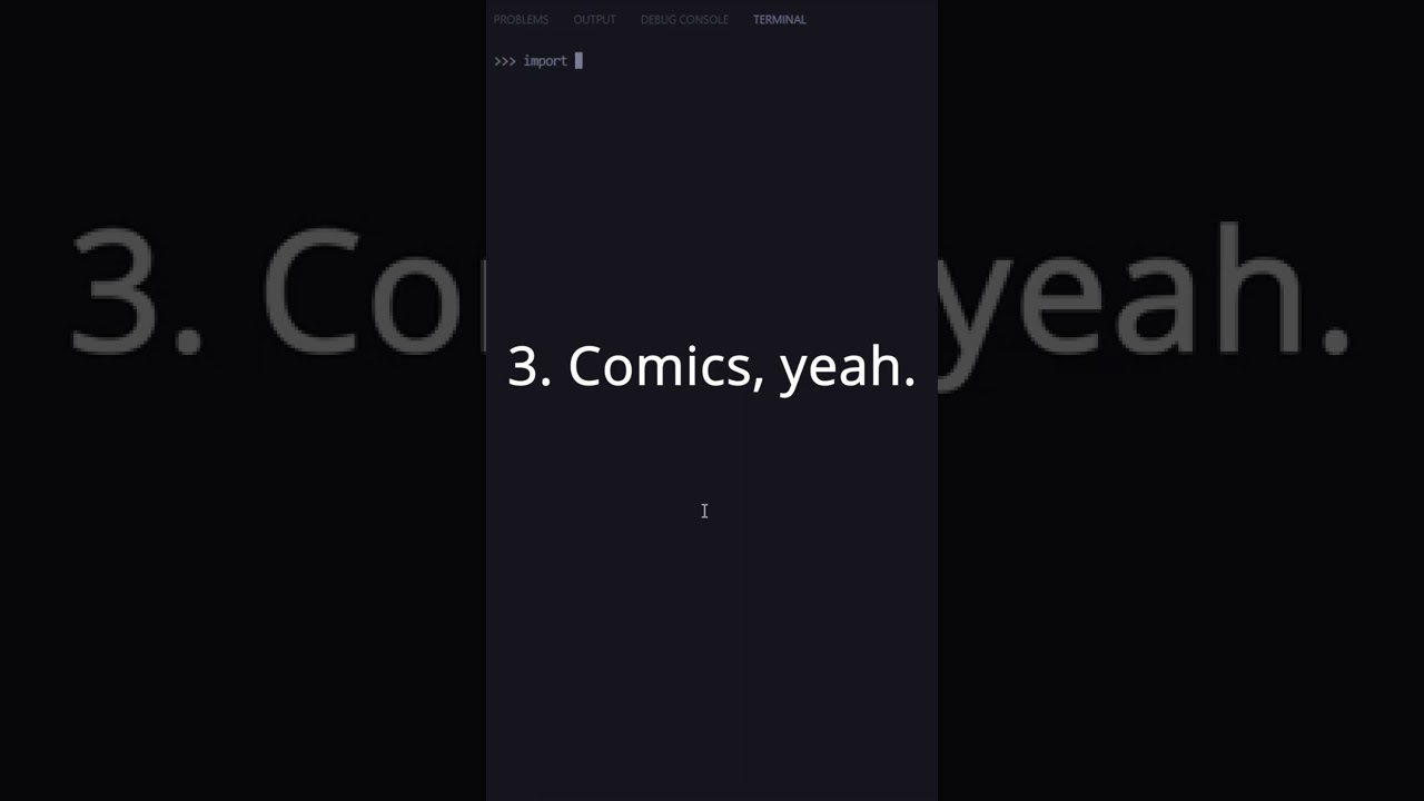 Easter eggs and hidden jokes in Python #shorts #python