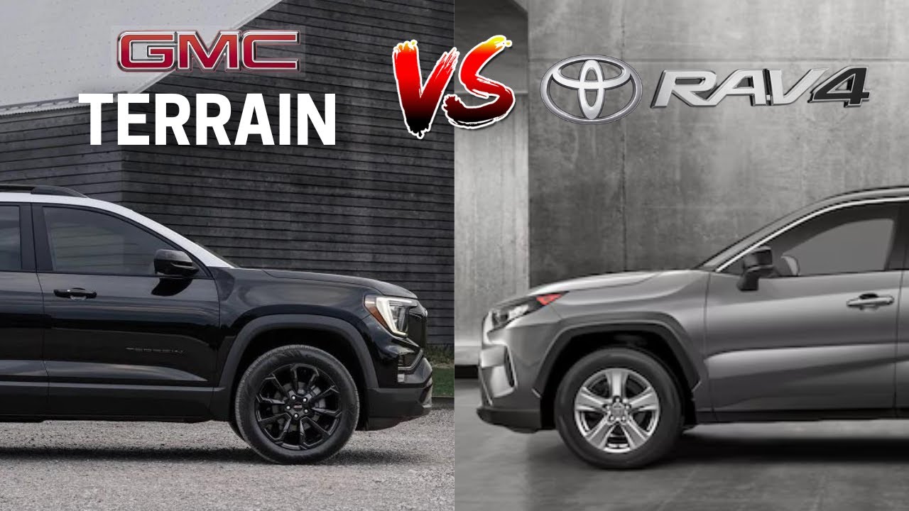 2025 GMC Terrain Elevation vs 2025 Toyota RAV4 TRD PRO Compared | SUV Battles! | MotorNation