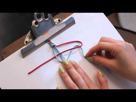 DIY: How to Tie A Basic Square Knot (Friendship wrap bracelet tutorial)