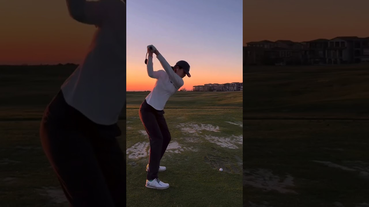 Beautiful sunset and beautiful swing 😍 ❤️ 💕 Jieming Yang