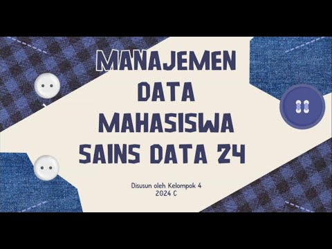 Project UAS Struktur Data - Manajemen Data Mahasiswa Sains Data UNESA