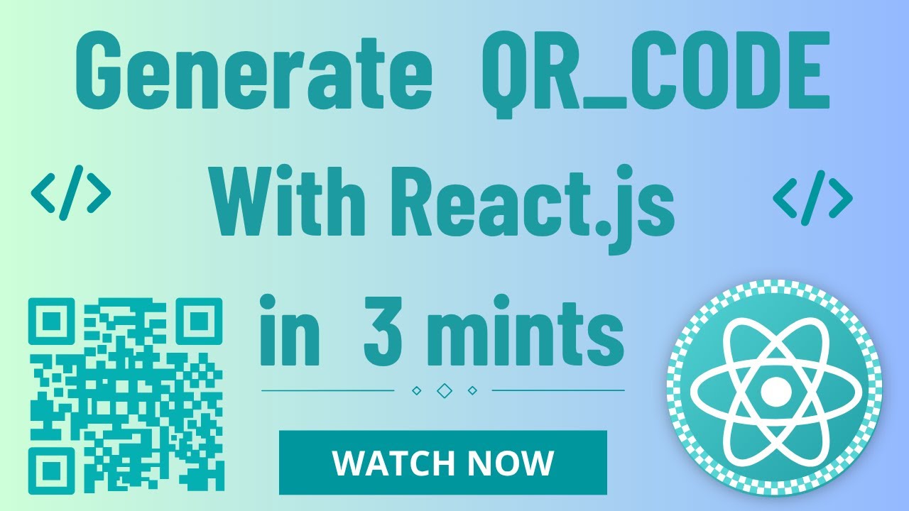 React QR Code Generator | Create QR Code in React using react-qr-code (Step-by-Step Guide)