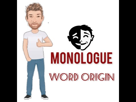 Do You know Where the Word Monologue Came From? Word Origins (557) Monologue - English Tutor Nick P