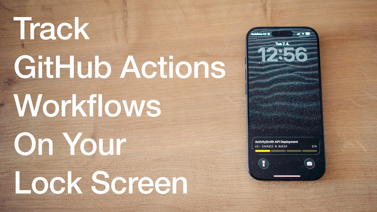 Track GitHub Actions Workflow Runs on Your Lock Screen