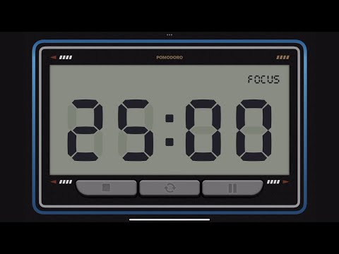 Pomodoro | 30 Minutes Countdown | Zen Flip Clock | Minimal Timer | Digital Theme | 极简时钟 | 番茄钟 | 专注