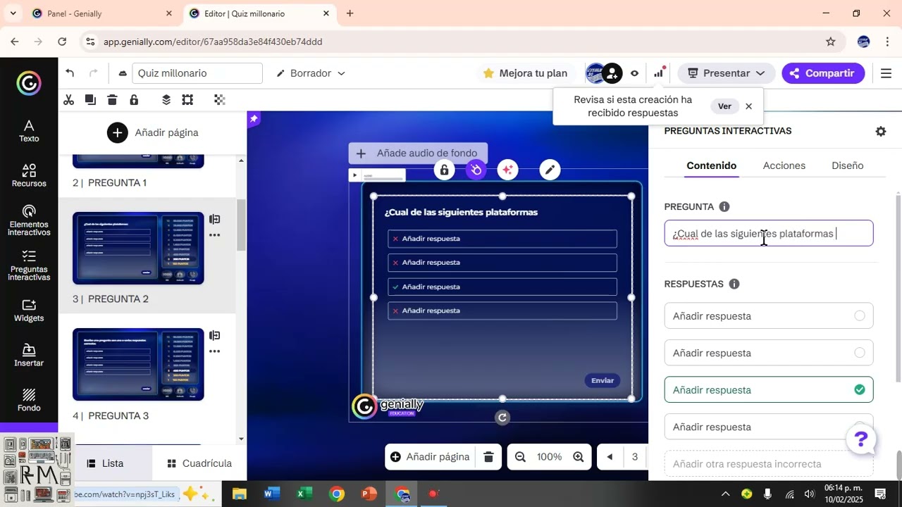 CD II   Act2 Como crear un Quiz en Genially