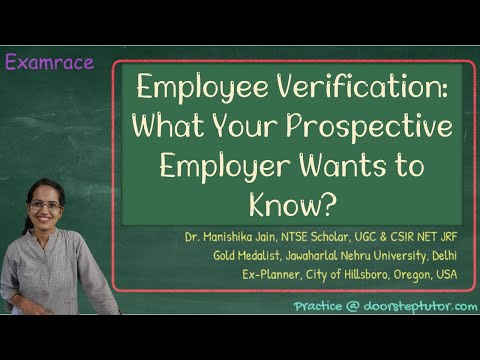 Employee Verification: What Your Prospective Employer Wants to Know?