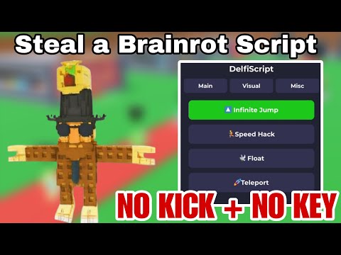 Steal a Brainrot Roblox Script | Instant Steal, Auto Steal, Speed, Anti Kick and More | NO KEY