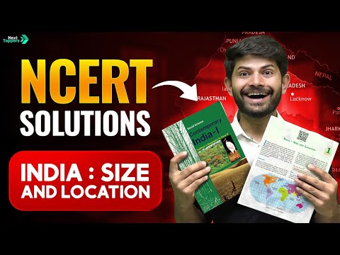 India: Size & Location- NCERT Solutions | Class 9 Geography Chapter 1 by Digraj Sir