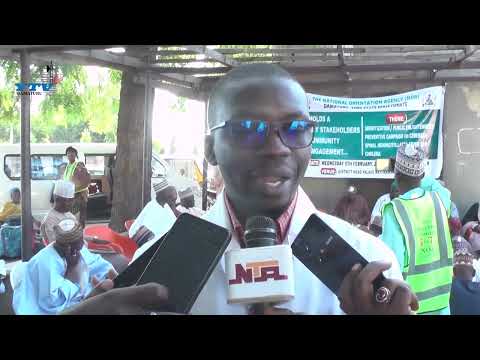 NOA takes Meningitis, Lassa, Cholera Sensitisation Campaign to Nayi-Nawa, Damaturu, Yobe State.