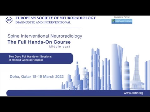 ESNR Spine Full Hands-On Course “Middle East” 2022