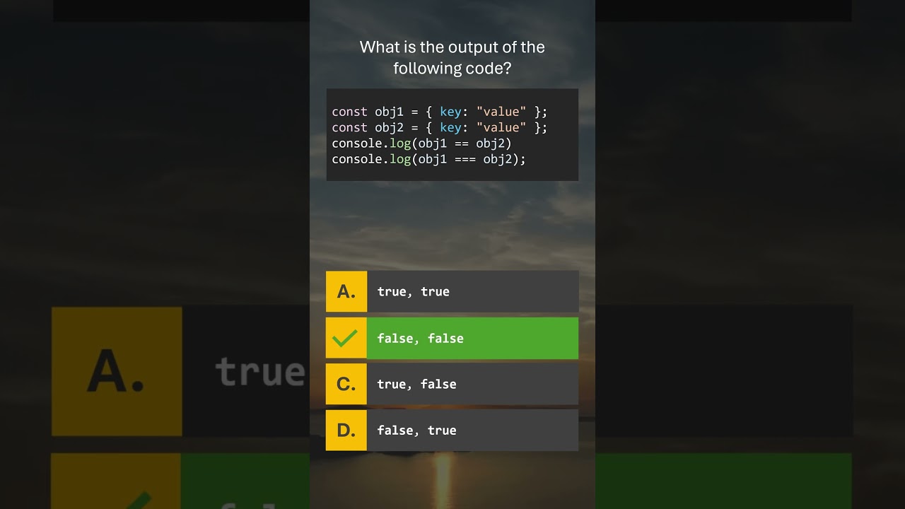 #TestYourJavaScript  19 / 100 JavaScript MCQ & Answer #javascript #programming #coding #procademy