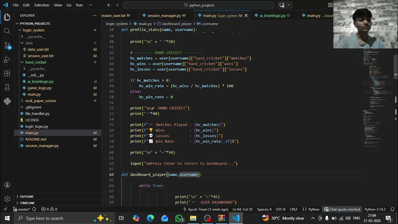 Building My First Python Login System Project (Beginner Python Project)