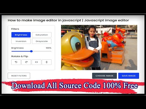 How to make image editor in javascript | Javascript image editor | Code Hunter