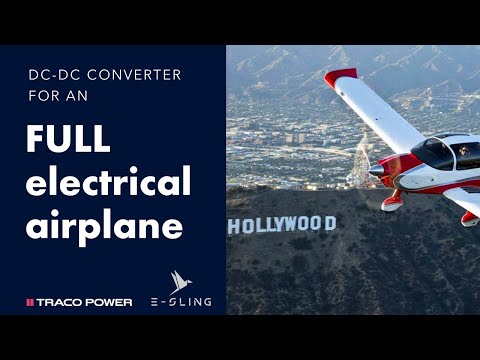 Electric Airplane E-Sling and Traco Power