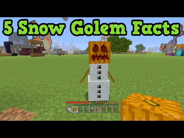 How to make snow golem in Minecraft (2023)