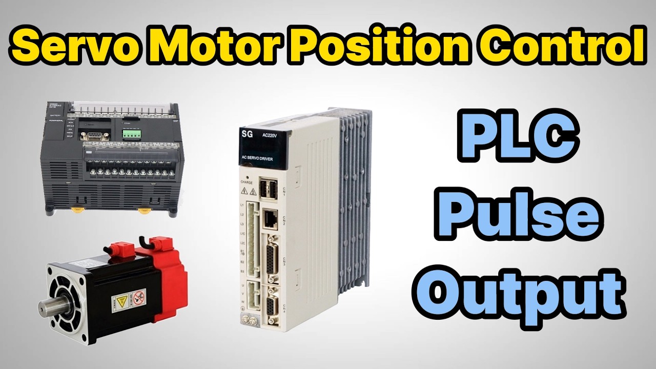 Servo Motor Position Control with PLC Pulsed Output + Servo Drive (in Position Control Mode)