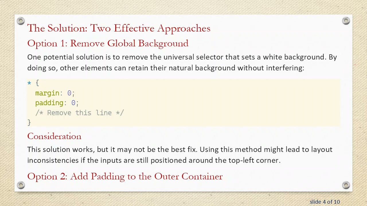 Fixing Your CSS border-radius Issue