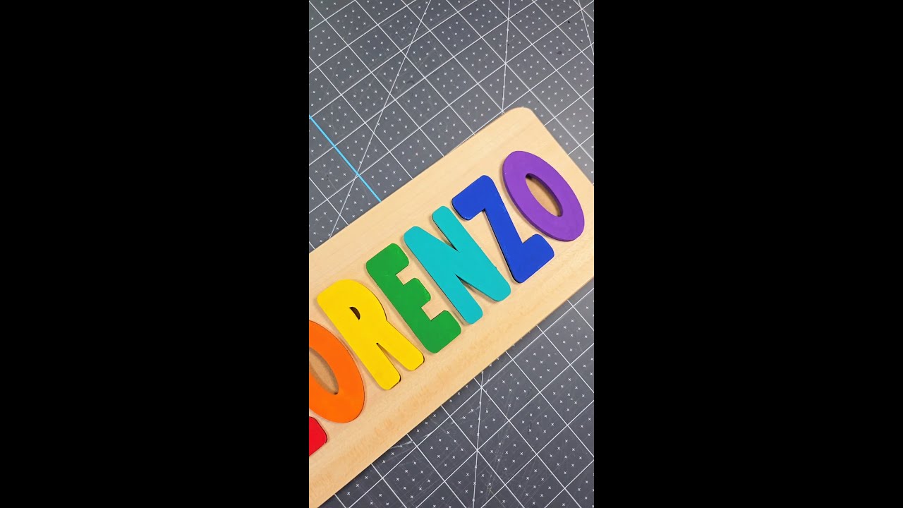 Create a custom name puzzle for your little one 🧩