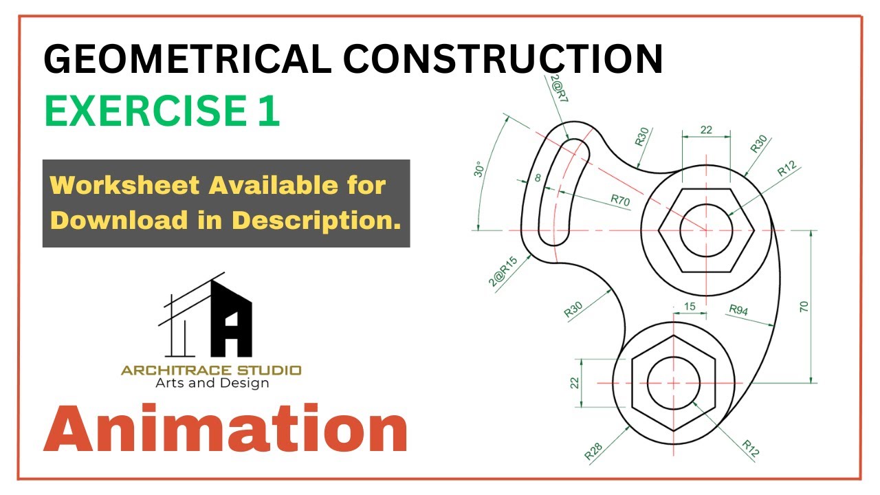 ENGINEERING DRAWING 1 (Geometrical Construction) -Exercise